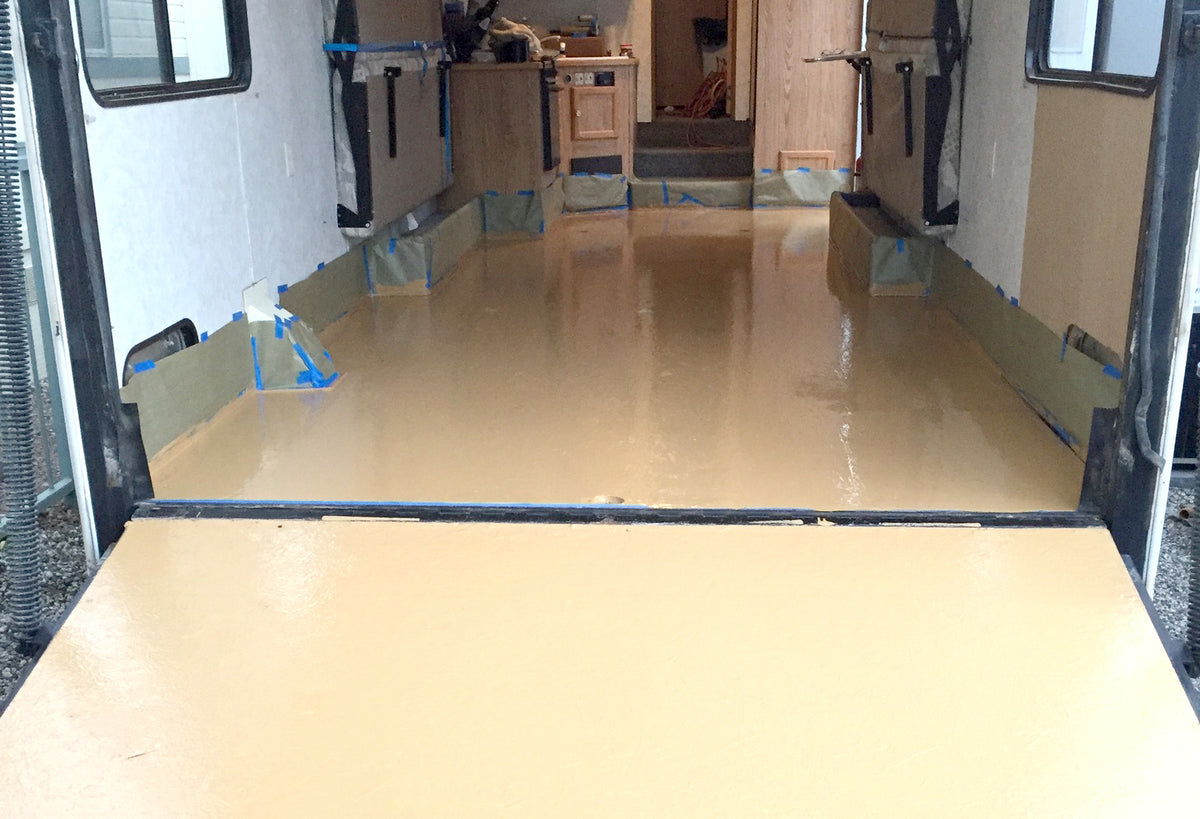 Protect the Wood on an enclosed trailer | Durabak